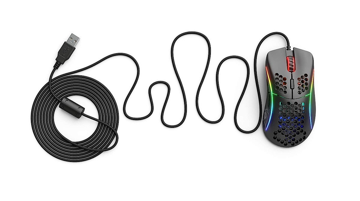 Glorious Gaming Model D Wired Gaming Mouse - 68g Superlight Honeycomb ...