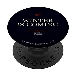 Game of Thrones Winter is Coming Text PopSockets Swappable PopGrip