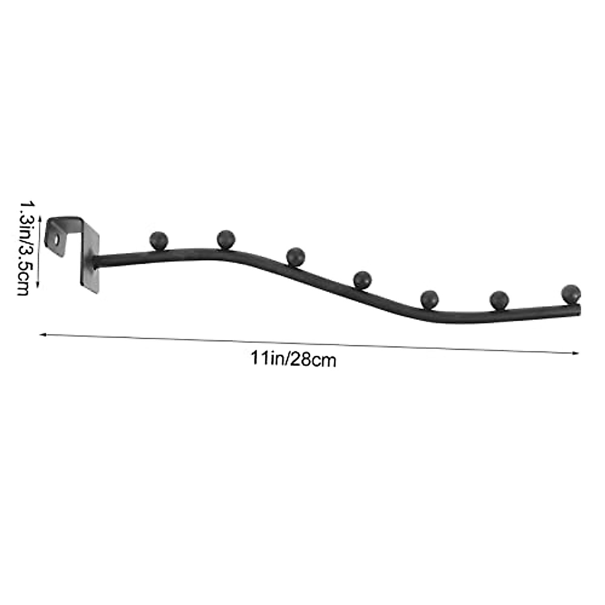 Zerodeko 2pcs Clothes Hook Metal Clothes Rack Peg Board Hooks Heavy Duty Clothes Hanger Rack Rolling Clothes Rack Closet Rod Storage Organizer Heavy Duty Coat Hook Hooks for Hanging Clothes