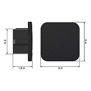 Miady Jeep Receiver Hitch Kit: 2 inch Receiver Hitch & Wiring Harness & Hitch Cover for 2007-2018 Wrangler JK 2 Door & 4 Door (Exclude JL Models)