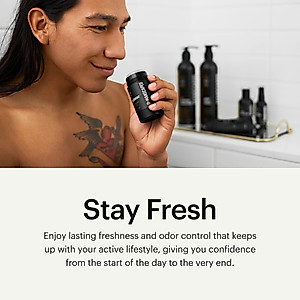 MANSCAPED® UltraPremium Deodorant, Aluminum-Free Clear Formula, Soft and Comfortable with Cologne-Quality Fragrance for Under Arm Odor Protection, 2.65 oz Stick (1 Pack)