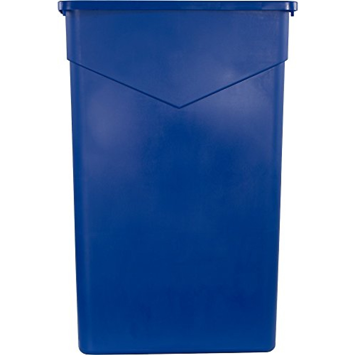 Carlisle FoodService Products 34202314 TrimLine Polyethylene Waste Container, 23 Gallon Capacity, 20" Length x 11" Width x 29.88" Height, Blue (Case of 4)
