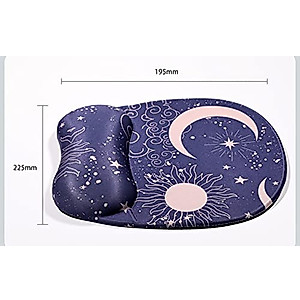 Mouse Pads with Silicone Gel Wrist Rest Gaming Mousepads 2 Way Skin,Anime Mouse Pad with Wrist Support