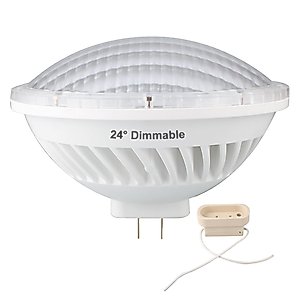 BAOMING Par 56 LED Bulb Dimmable 4000K (Neutral White) 300W Par56 Halogen Equivalent 24 Beam Angle 28W AC120V GX16D Base