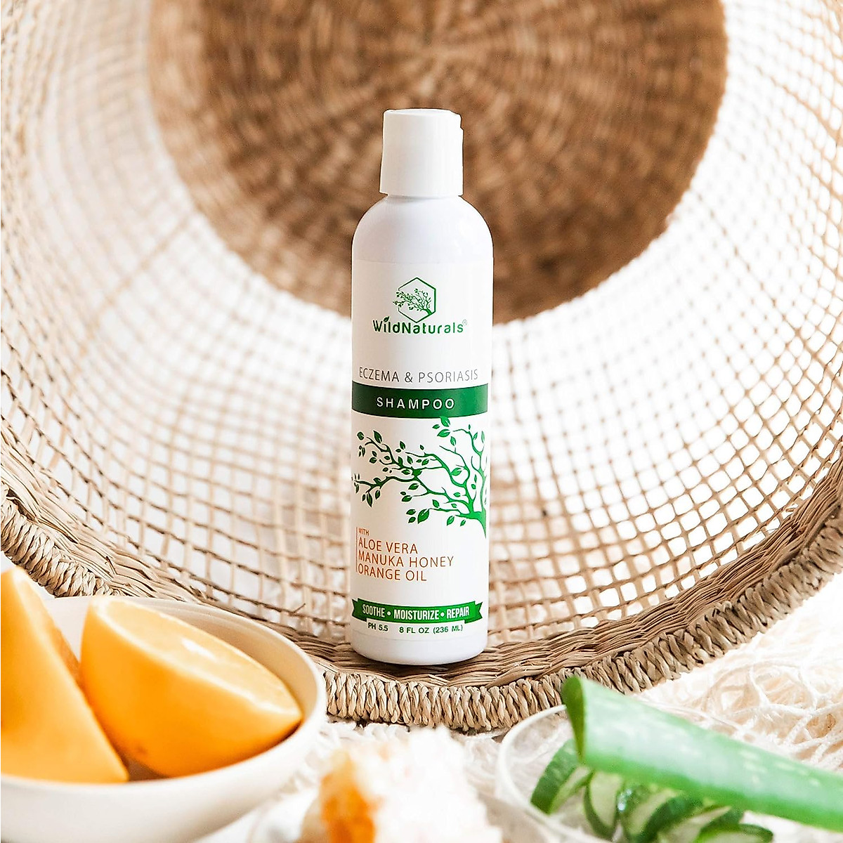 Psoriasis Shampoo for Dry Scalp Care - Anti Dandruff - Gentle Hydrating Shampoo for Itchy Scalp Treatment