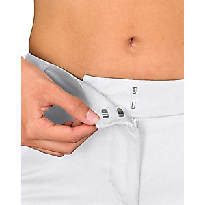 Three Sixty Six Womens Bermuda Golf Shorts 8 ½ Inch Inseam - Quick Dry Active Shorts with Pockets, Athletic and Breathable Ice White