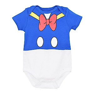 Disney Mickey Mouse Donald Duck Pluto Newborn Baby Boys 5 Pack Cuddly Bodysuits Mickey Mouse Clubhouse 6-9 Months
