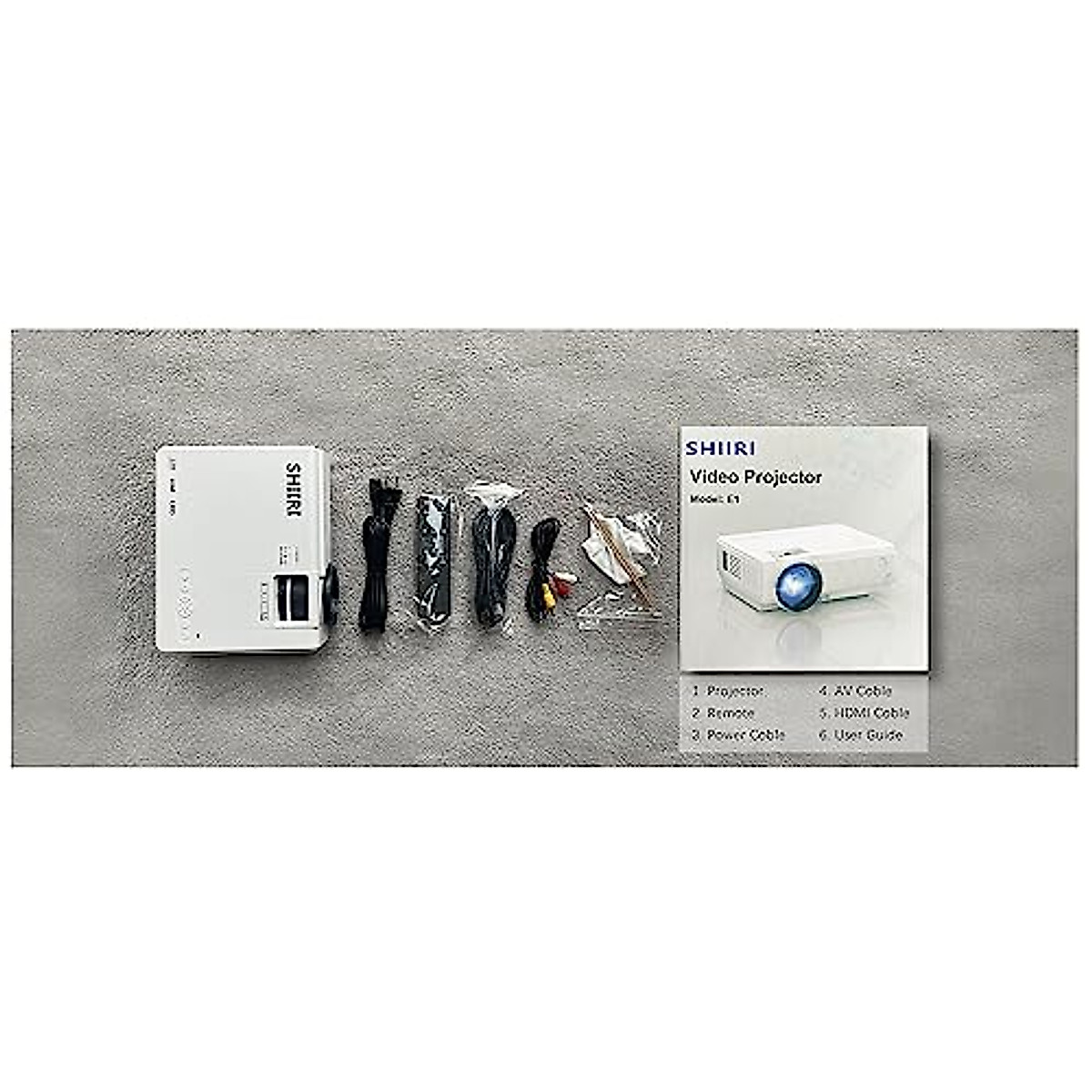 1080P Native Full HD Projector, 4.1" LCD,2023 New Projector, 15000 Lumens Multimedia Home Theater Video Projector, Compatible 1080P HDMI, USB, VGA, AV, Smartphone, Pad, TV Box, Laptop (Classic,SV08)