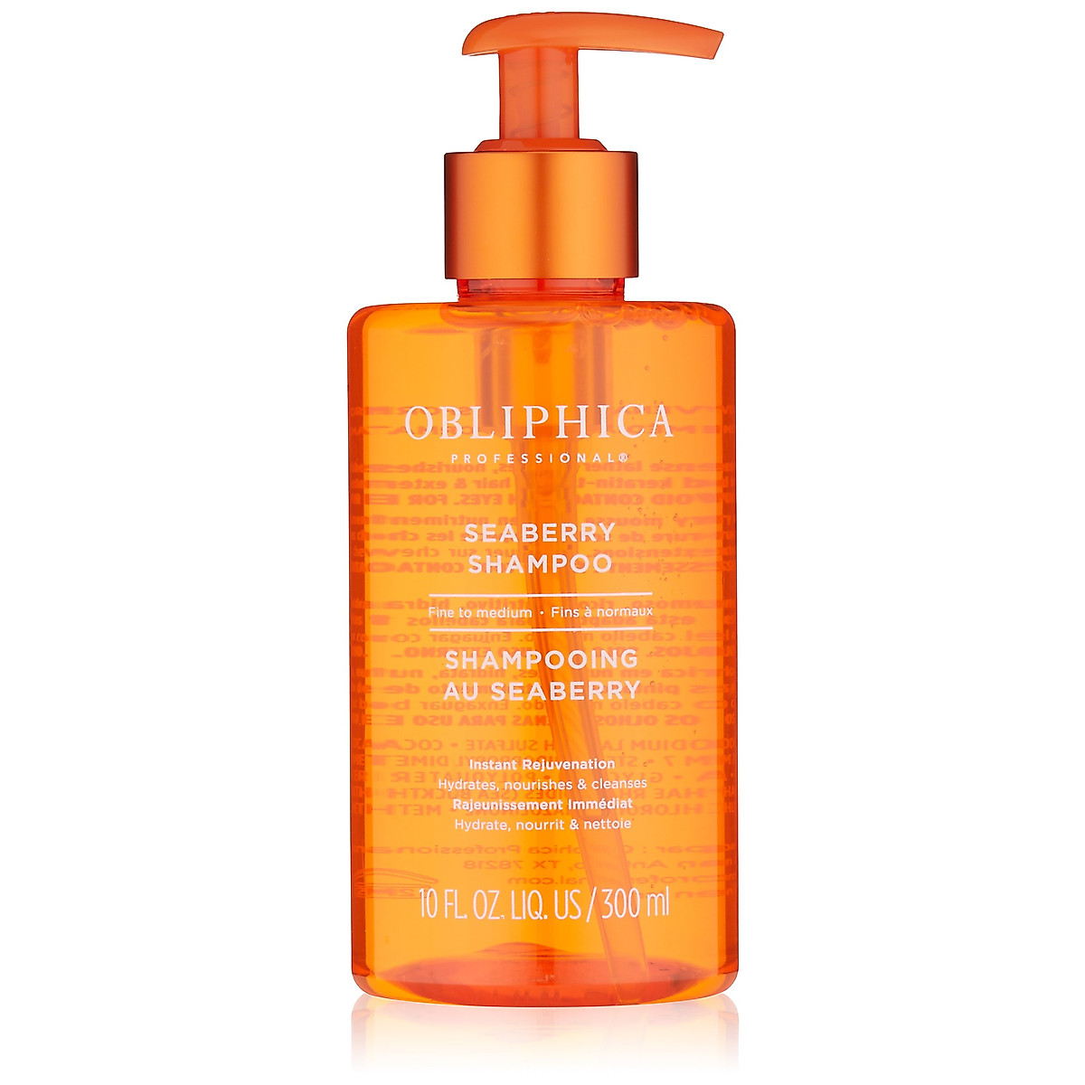 Obliphica Professional Seaberry Fine to Medium Shampoo, 10 Fl Oz