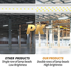 ONLYLUX 8ft Led Bulbs, T8 8 Foot Led Bulb for T12 Fluorescent Replacement, 72W 9000lm 8' Led Tubes 96" FA8 Single Pin, Three Rows of lamp Beads, 5000K led Tube Light (10Pack)