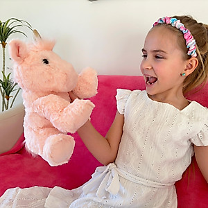 Laila and Lainey Unicorn Plush Stuffed Animal - Unicorn Gifts for Girls Ages 0 1 2 3 4 5 6 7 8 Years