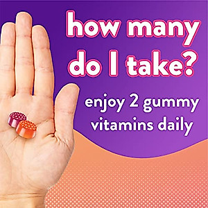 Vitafusion Vitamin D3 Gummy Vitamins, 50Mcg Per Serving, Immune System Support, Delicious Peach and Berry Flavors, 150 Ct (75 Day Supply), from America’s Number One Gummy Vitamin Brand