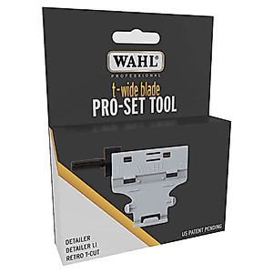 Wahl Professional - T-Wide Blade Pro-Set Tool #03315 - Compatible with T-wide Blades On the 5-Star Detailer/Retro T-Cut/Cordless Detailer Li Models