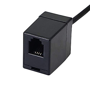 SinLoon RJ9 to 3.5mm Telephone Adapter Cable Female RJ9 Headset to Male 3.5mm Cell Phone Adapter - Convert RJ9 Headphone to Smartphones Most Android Cellphone with 3.5mm Headphone Jack(3.5 RJ9)