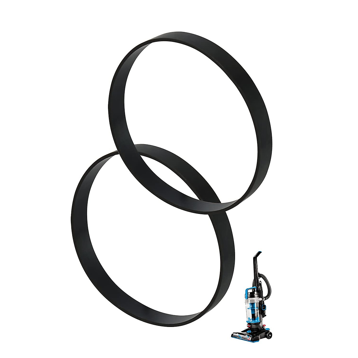 Fullclean Belts Replacements Compatible with Bissell Style 7/9/10/12/14 P/N 3031120 CleanView Swivel Upright Rewind Pet 2252 2489 22543 2254 2486 24899 Vacuum Cleaner,2 Pack