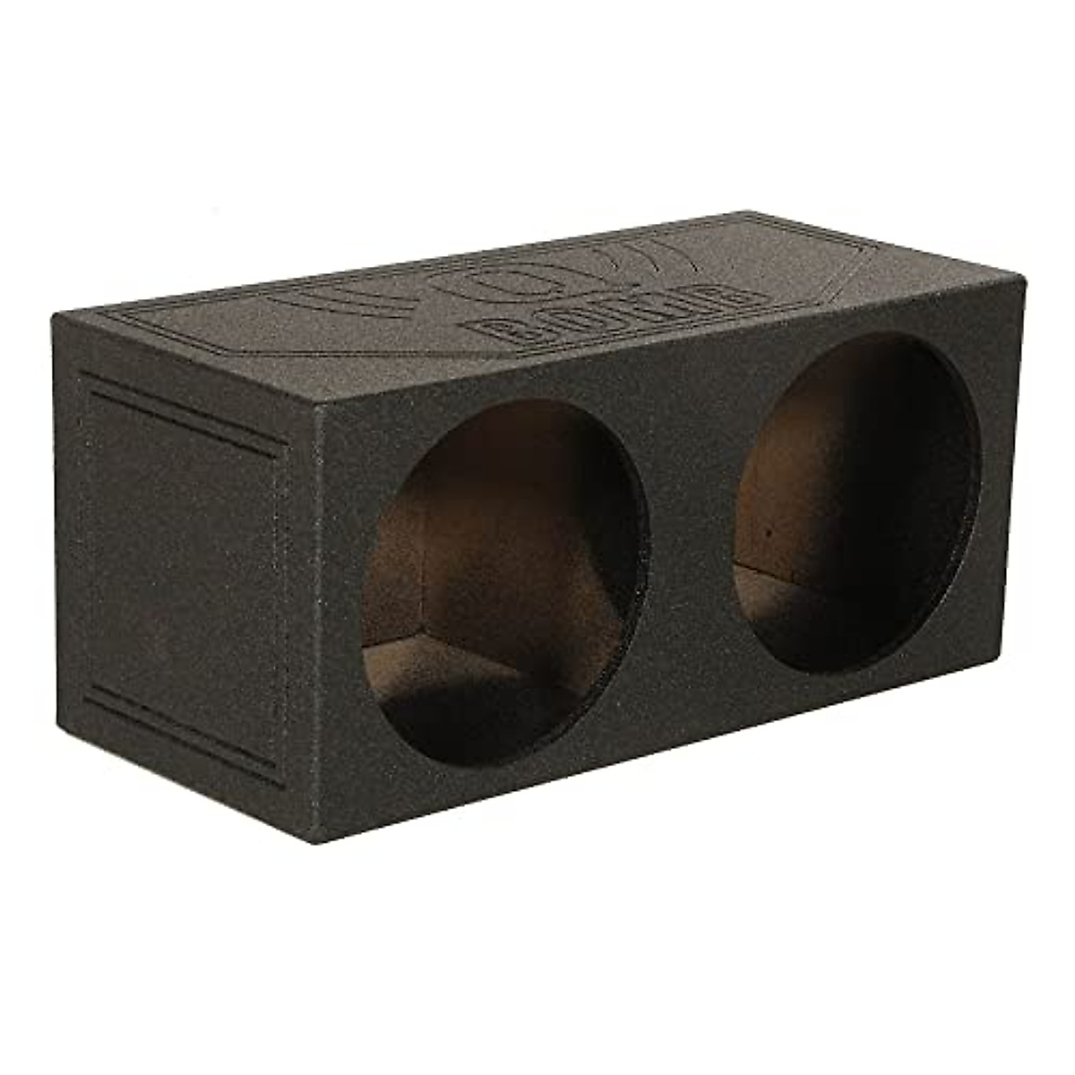 Q Power QBomb QBOMB12S Dual 12" Sealed Port Subwoofer Sub Box w/Bedliner Spray