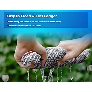 Amazinpure Super-Efficient Cut to Fit 8-Layer Filter Pads 20×16in Aquarium Filter Media Fish Tank Accessories Sponge Filter - Filter Floss for Fish Tank Filters Media and Pond(Red)