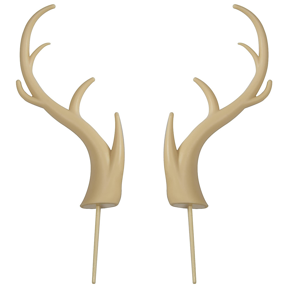 DecoSet® ANTLERS CREATIONS Cake Topper for Birthdays and Parties, DecoPac Cake Decorating 2-Pc Decorations Set