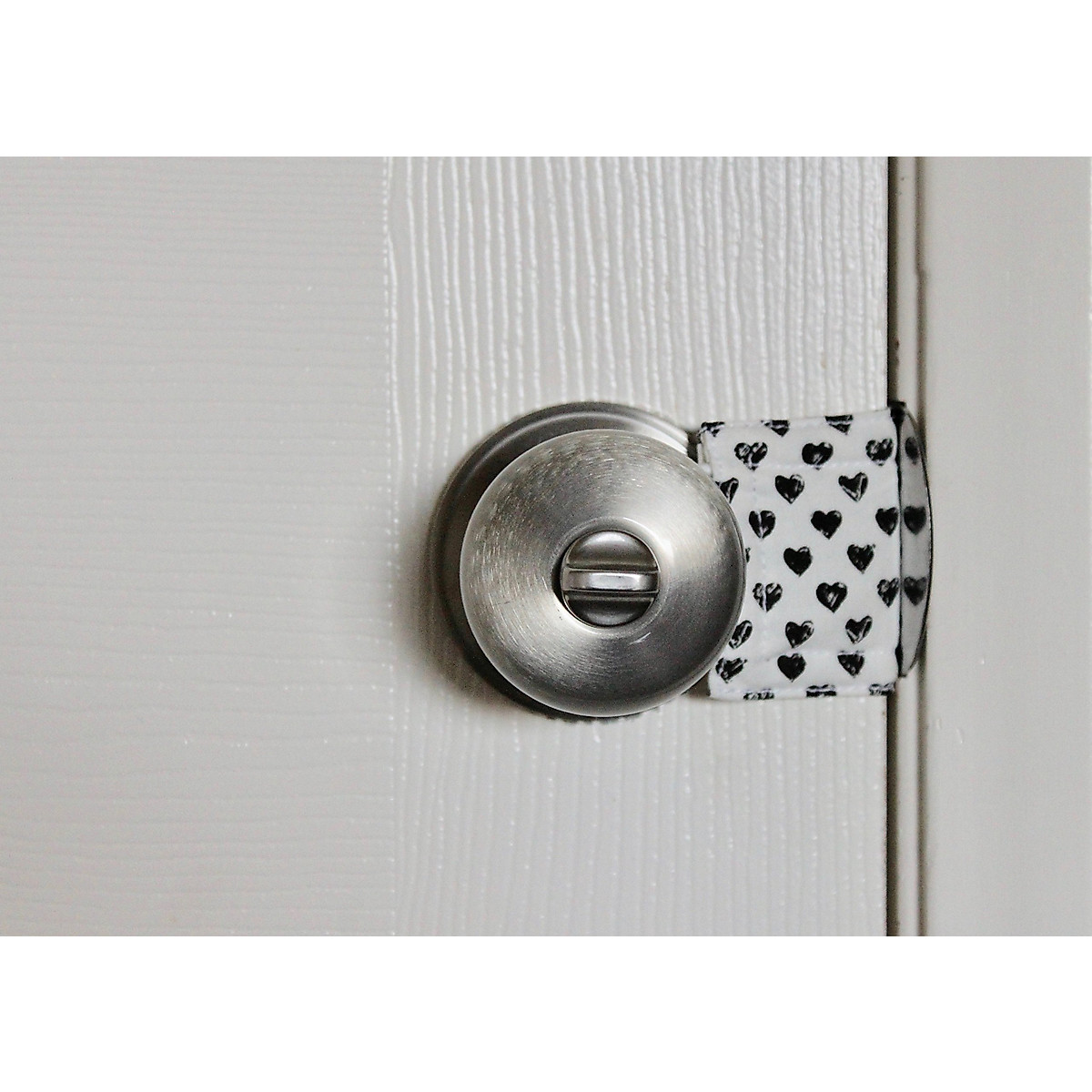 Latchy Catchy | Never Hear A Door Slam Again (Door Silencer/Jammer/Cushion) (1 Pack, Love Doodles)