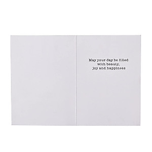 ACBOWE Happy Birthday Card for Woman, Handmade 3D Birthday Cake Birthday Card for Mom with Pink Envelopes and Golden Embossed Fireproof Paint Seal Sticker. 4.75'' x 6.75''