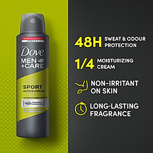 Dove Men Care Anti-Perpirant Deodorant Spray Sport Active Fresh 150Ml - Pack of 6 by Dove