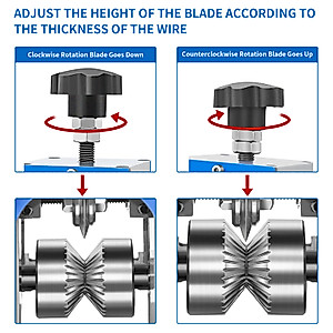 SENDUO Upgraded Manual Wire Stripper Machine 0.06-1.57in,Cable Stripper Machine for Drill, Wire Stripper Tool With Hand Crank Portable,Wire Stripping Machine For Scrap Copper Recycling
