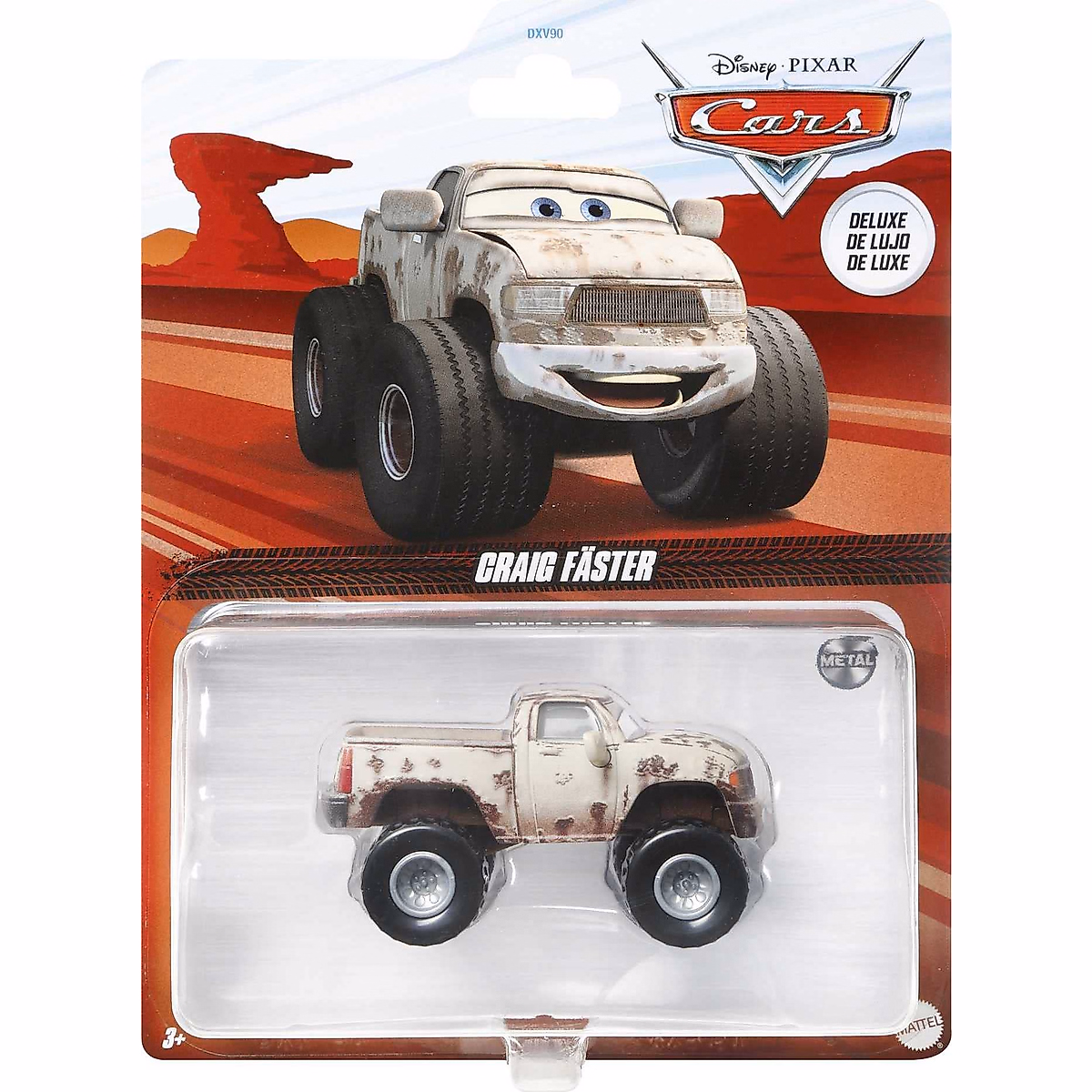 Disney Pixar Cars Deluxe Vehicles, 1:55 Scale Die-Cast Character Cars, Collectible Toy Gifts for Kids Ages 3 Years & Older​