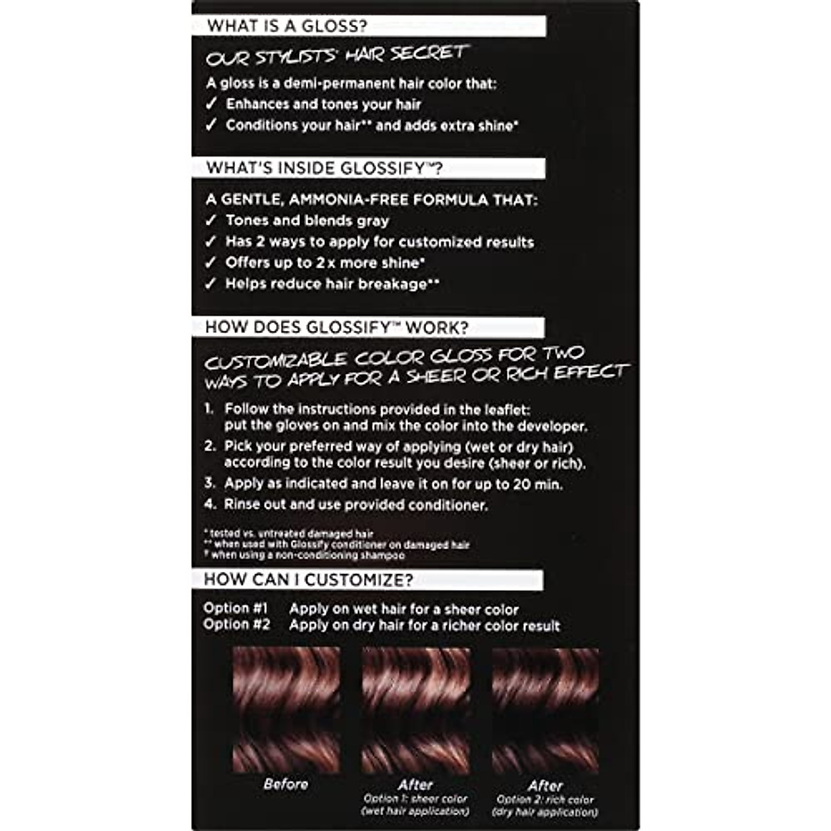 Schwarzkopf Glossify Customizable Color Gloss, Natural Light Brown