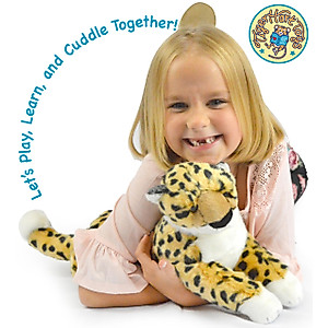 TigerHart Casey The Cheetah - 12 Inch (Tail Measurement not Included) Stuffed Animal Plush