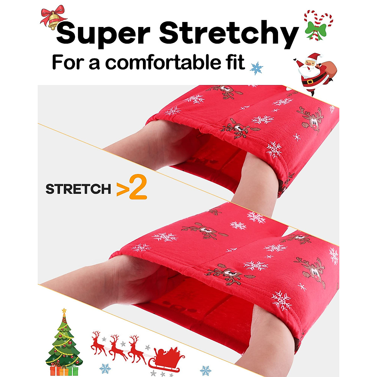 DAUGHTER QUEEN Girls Christmas Pajamas 18-24 Month Baby Toddler Xmas PJs Deer Pj Sets 100% Cotton Comfy Soft Sleepwear Elk Jammies Clothes Outfits 18M/Mo, 24M/Mth