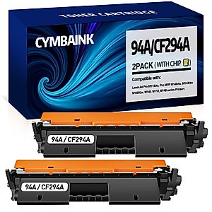 CYMBAINK Black 94A CF294A Replacement for 94A CF294A CF294X Toner Cartridge Compatible for Laserjet Pro M118dw Toner Cartridge MFP M148dw M148fdw M148 M118 M149fdw M149 Printer (2 Pack)