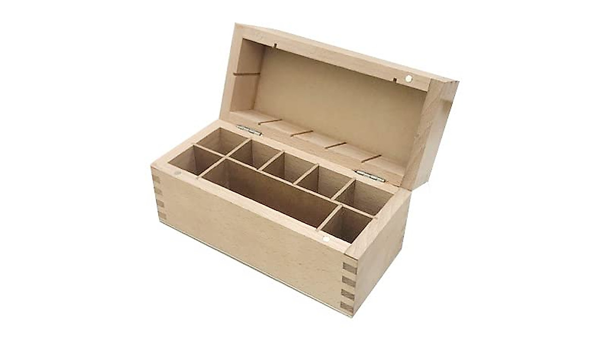 Gold Test Wooden Storage Box for Acids & Stone Kits