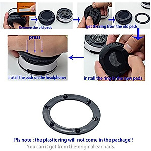 VEKEFF Replacement Ear Cushions Pad for SOL Republic Tracks HD V10 On-Ear Headphones