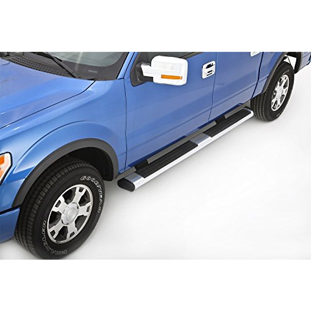 Lund 22368775 Chrome 6" Oval Straight Nerf Bars for 2007-2018 Toyota Tundra Access & CrewMax Cab