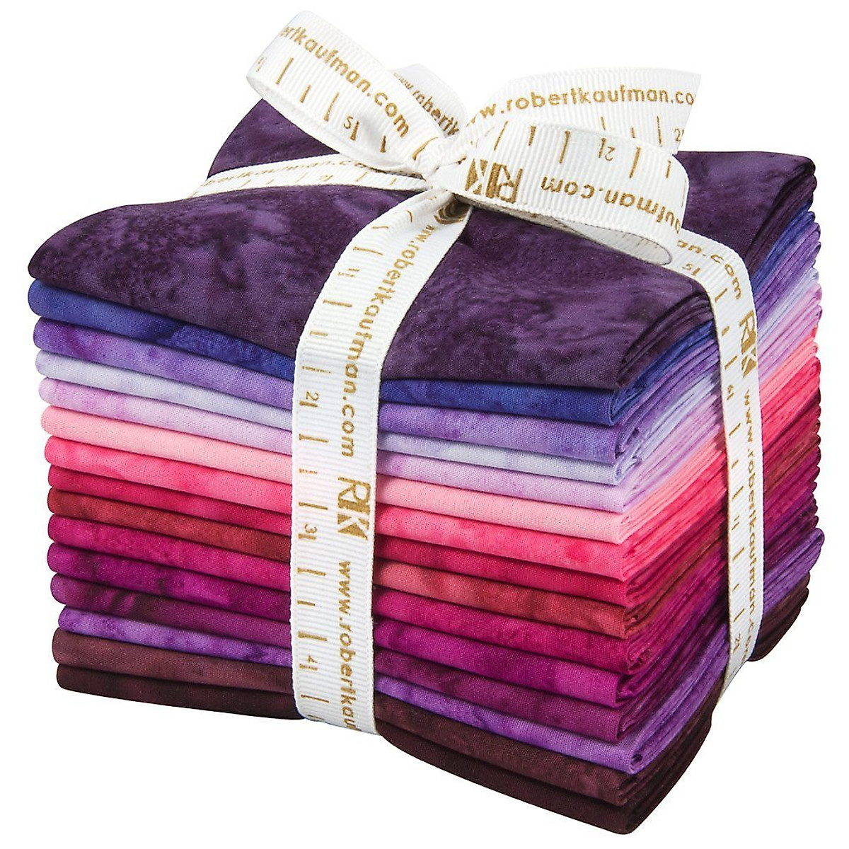 Lunn Studios Artisan Batiks Prisma Dyes Plum Perfect 15 Fat Quarter Bundle Robert Kaufman Fabrics FQ-830-15