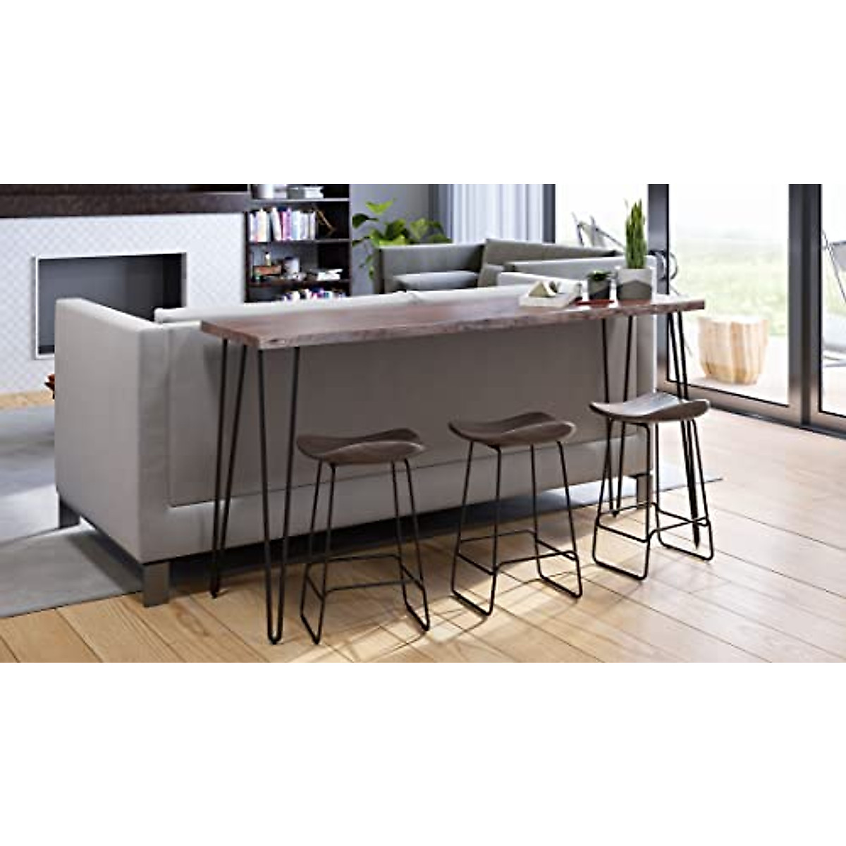 Jofran Nature's Edge Solid Acacia Sofa Counter Height Dining Table