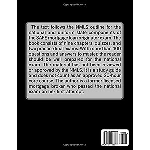 The SAFE Mortgage Loan Originator National Exam Study Guide: Second Edition