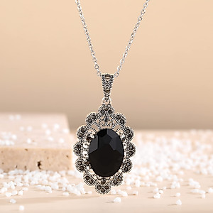 Mytys Coin Pendant Necklace for Women Gold and Silver Intertwined Crossover Pendant Two Tone Necklaces Christmas Jewelry Gift Style 14