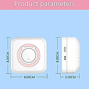 SWIMYAR InstaProud - Portable Sticker Printer, Mini Pocket Thermal Printer, Wireless Receipt Printer Compatible with iOS & Android, for Photos, Memos, Study Notes