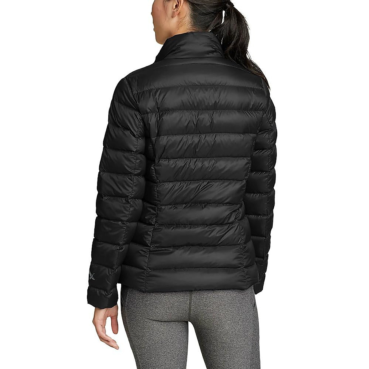 Eddie Bauer Women's CirrusLite Down Jacket, Black, Large