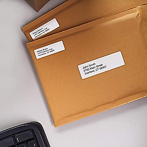 Dymo 25 mm x 54 mm LW Large Return Address Labels, 1 Roll of 500 Easy-Peel Labels, Self-Adhesive, for LabelWriter Label Makers, Authentic