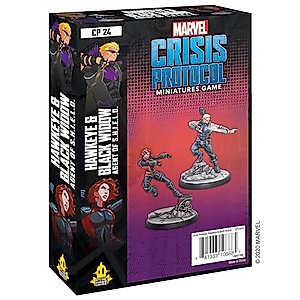 Atomic Mass Games Marvel Crisis Protocol: Hawkeye and Black Widow (CP24en)