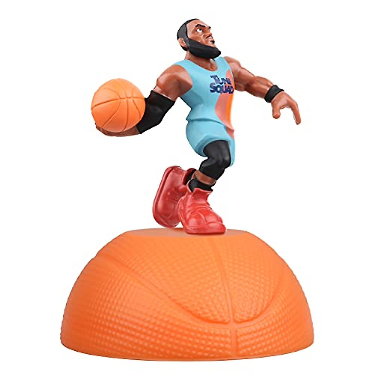 Moose Toys Space Jam: A New Legacy - 4 Pack - 2'' Lebron, Bugs Bunny, Wile E. Coyote, & 1 Mystery Figure - Bench, Multicolor, 14574