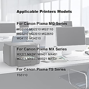 Saiyeeka Remanufactured for Canon 140 141 Ink Cartridge Replacement for Canon PG140 CL141 XL Ink Cartridges for Pixma Pixma MG2580 MG2400 MG2500 MG4110 MG4210 IP2880 1 Black 1 Color