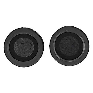 Replacement Earpads,Headphones Ear Pads Cushion Headset Ear Cover for 85mm/3.3in Earphones,Universal Headphone Ear Cushions,Black