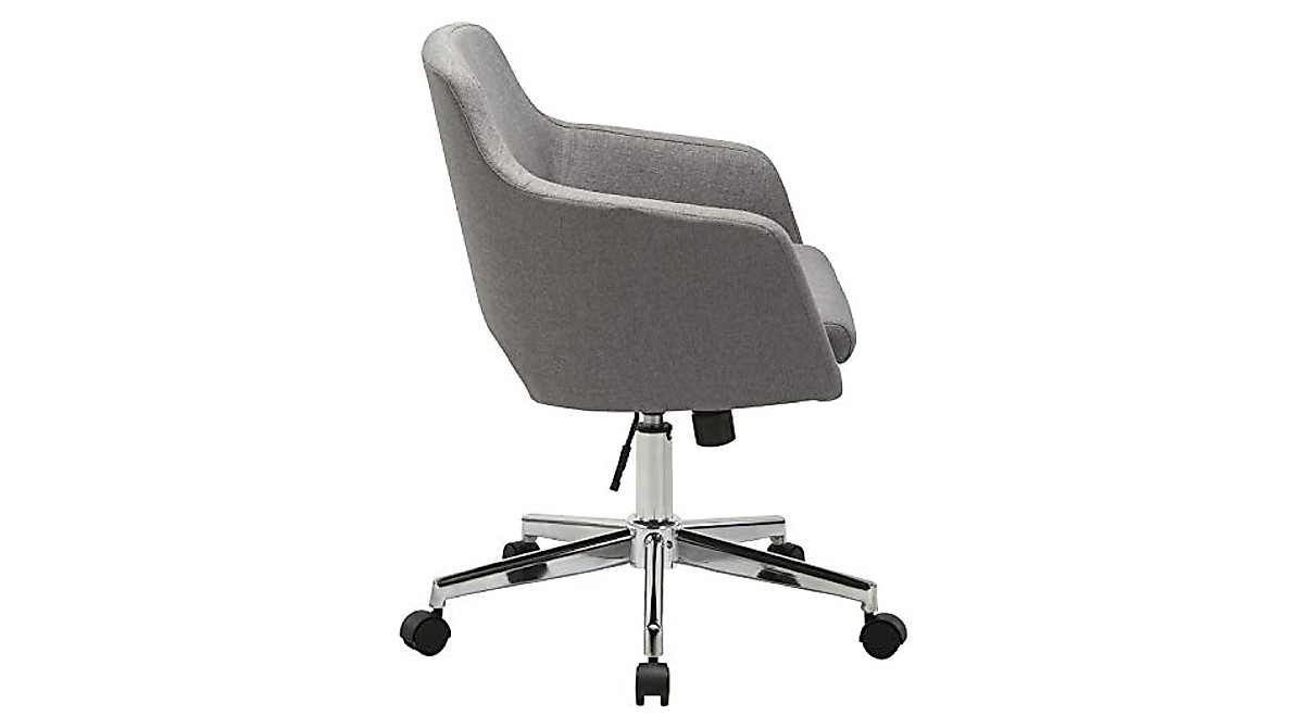 Lorell Mid-Century Modern Task Chair | Gray Office Chair