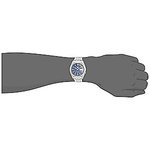 Seiko 5 Automatic Blue Dial Silver Stainless Steel Men's Watch SNK371K1