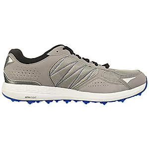 Skechers GO Men's Max Golf Shoe, Gray/Blue Lynx, 9
