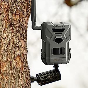 SPYPOINT MA-500 Fully Adjustable Trail Camera Mount - Double Swivel Tilt, Pan Tilt Game Camera Mount for Positioning Cell Cameras for Hunting ¼-20 Tripod Mount, Wood Screw Anchor Cams Mounting