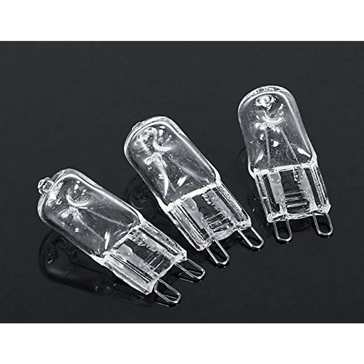 G9 60W Halogen Bulbs T4 G9 Halogen Bulbs G9 Base Bi-pin Halogen Bulb T4 JCD 120V G9 60 Watt Halogen Light Bulb,Clear,Warm White 2700K,Pack of 10